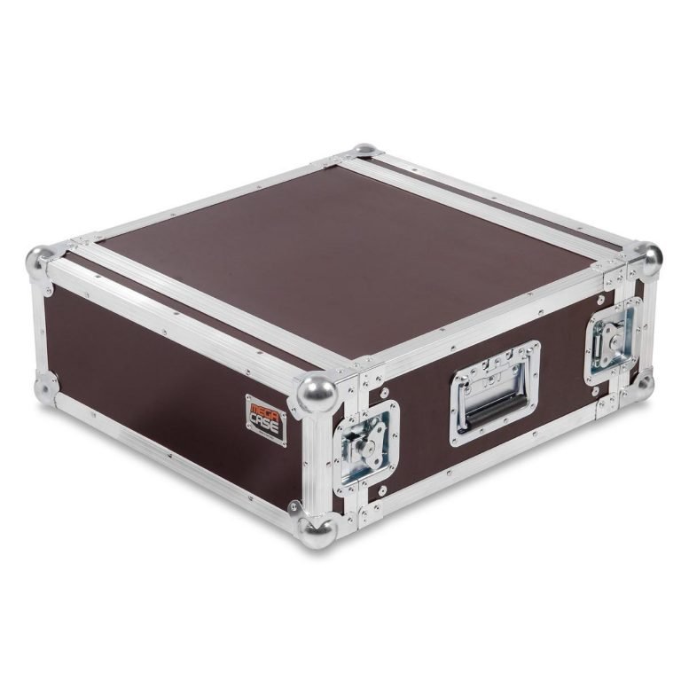 4HE Live Rack 45 mit Rackschiene hinten | Megacase