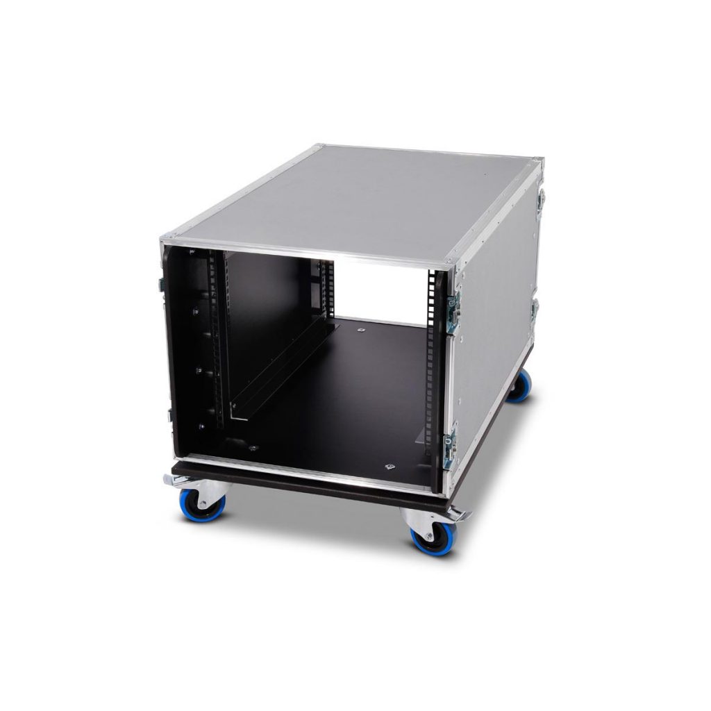 9HE Profi Shockmount Rack 75 auf Rollen | Megacase