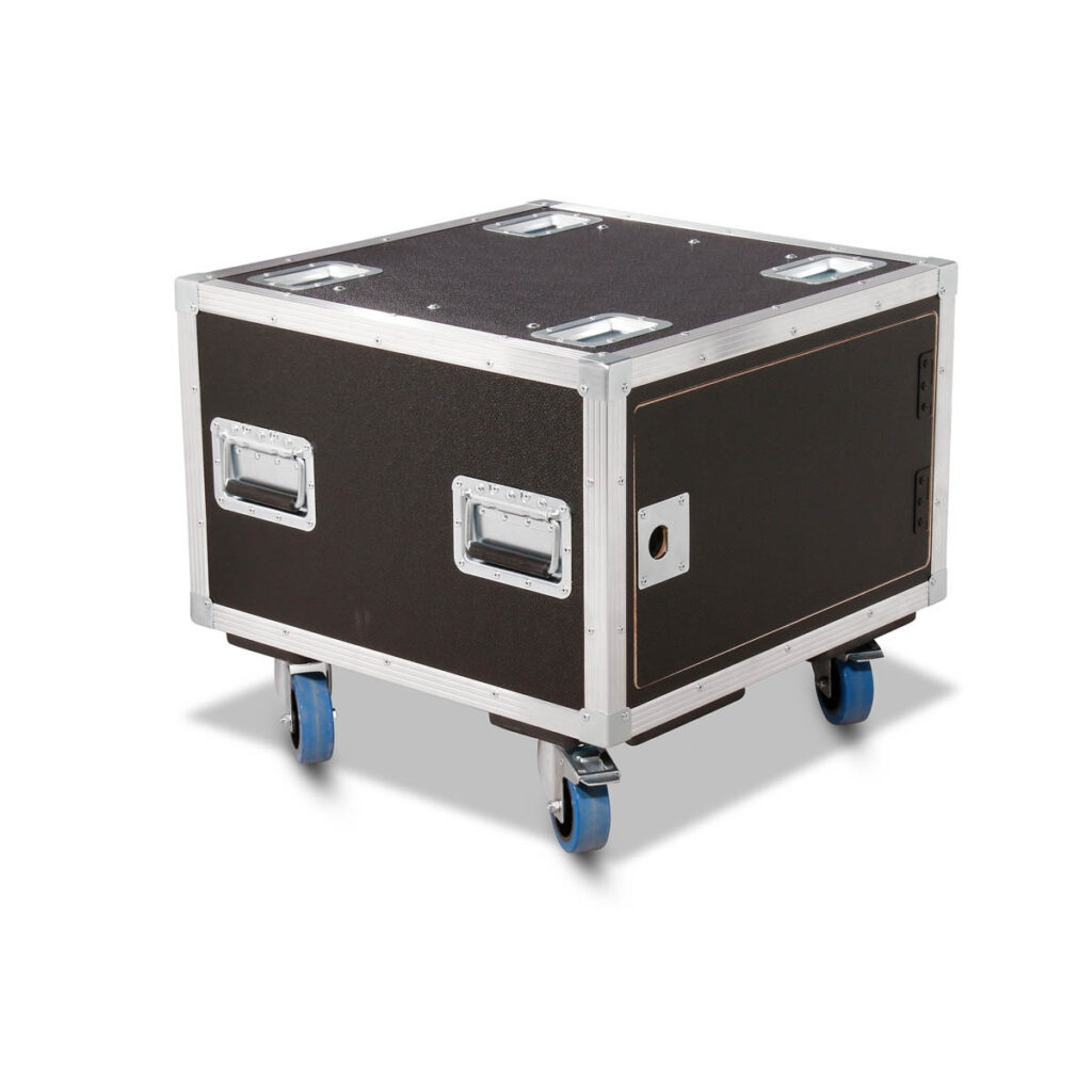 6U Professional PA System Rack 600 Sliding Door | Megacase