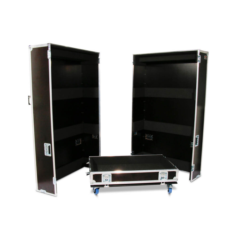 Flightcase Harp + wheel | Megacase