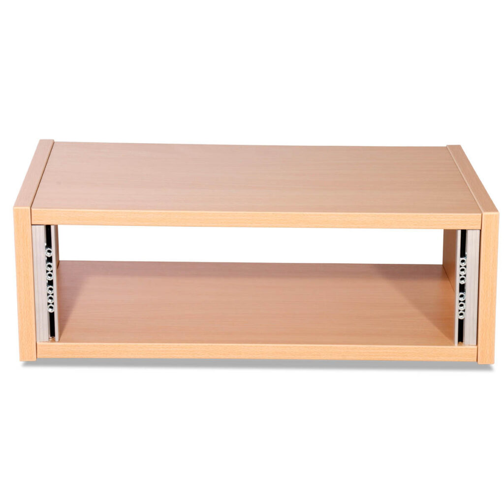 Studio Desktop 3U Rack beech | Megacase