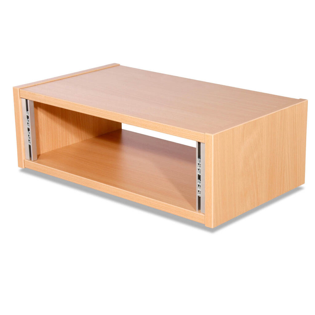 Studio Desktop 3U Rack beech | Megacase