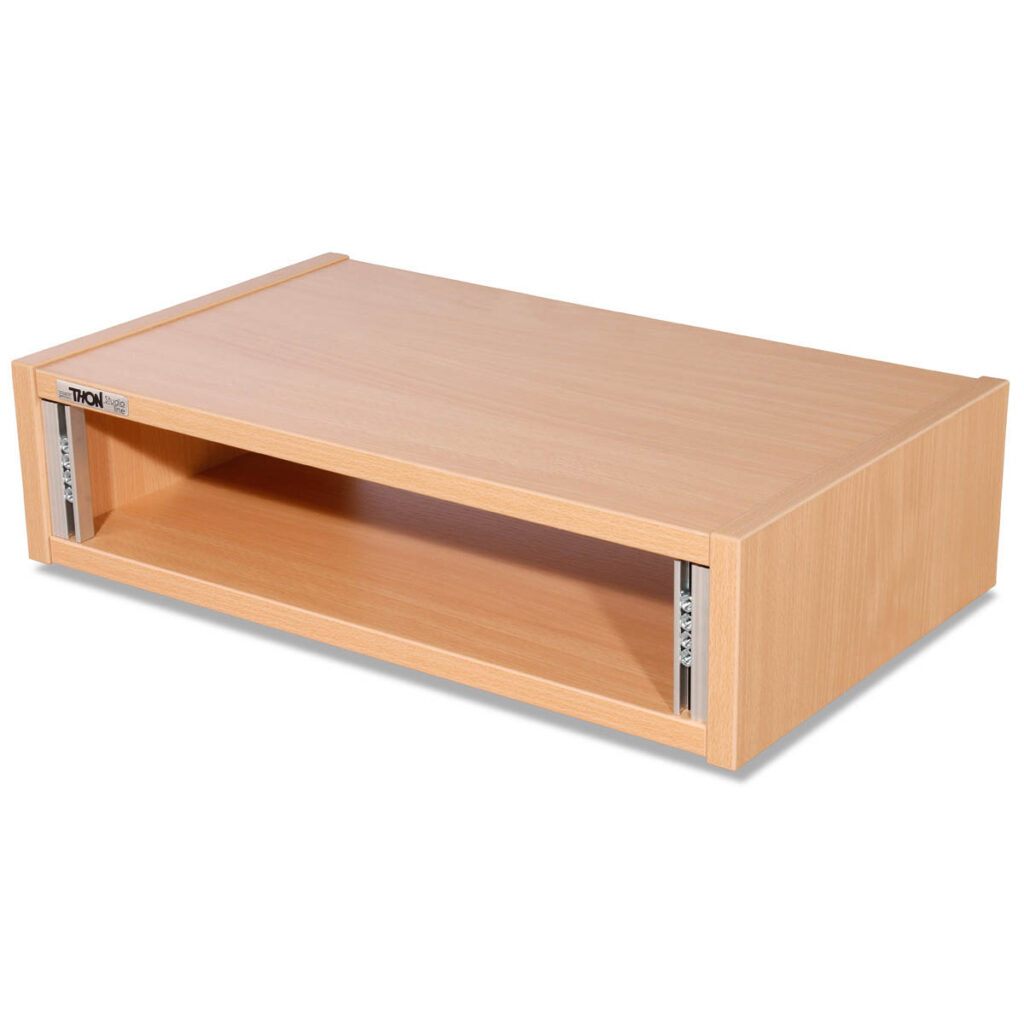 Studio Desktop 2U Rack beech | Megacase