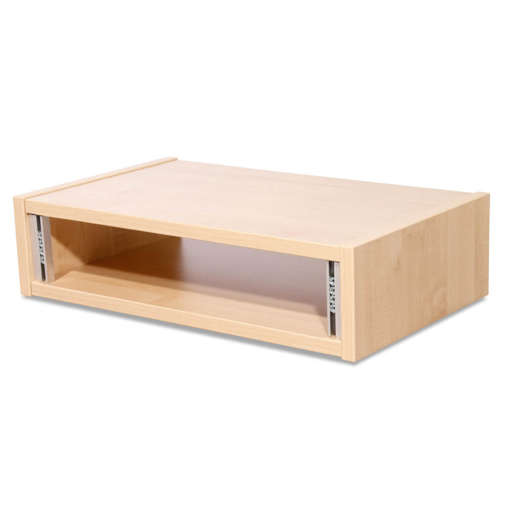 Studio Desktop 2U Rack maple | Megacase