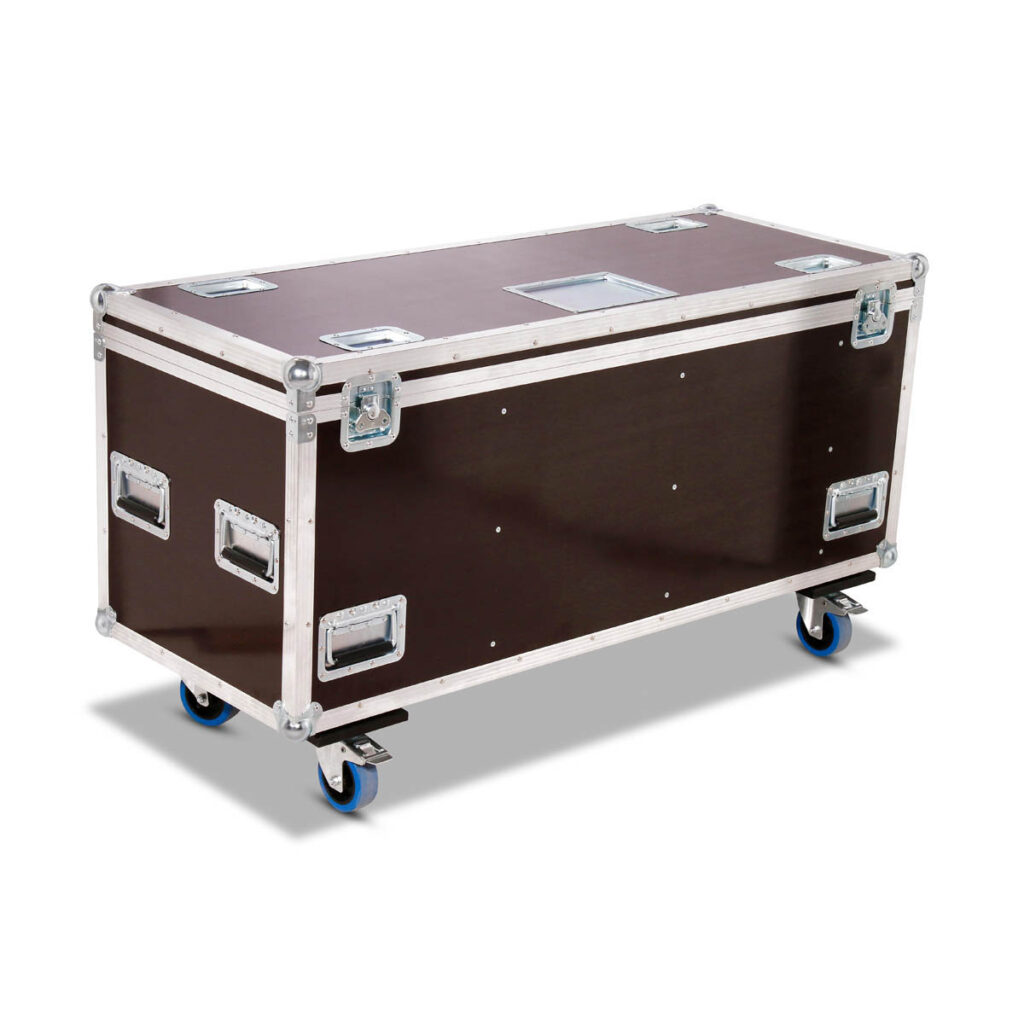 Flightcase 6x Varytec Hero + wheel | Megacase