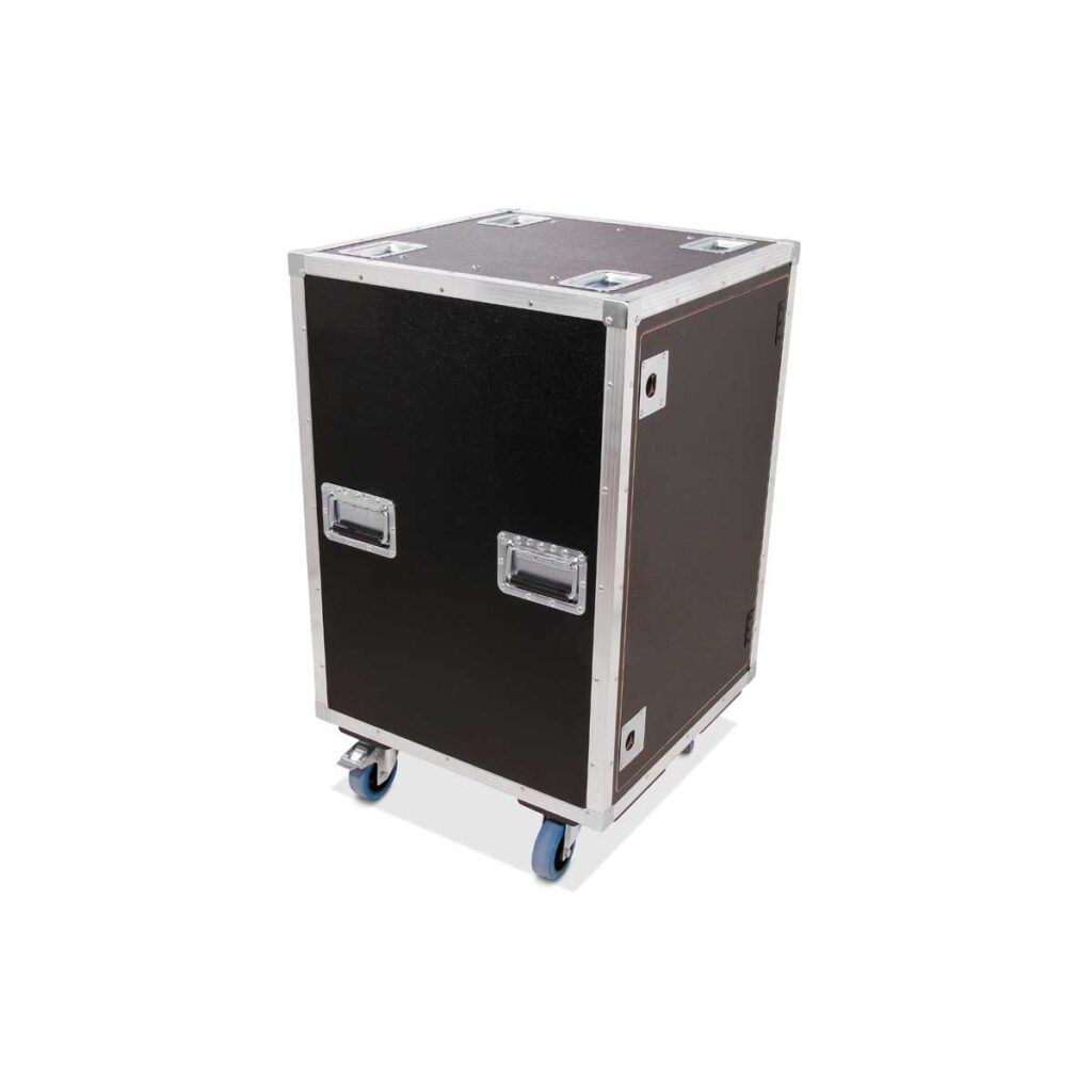 16U Professional PA System Rack 600 Sliding Door | Megacase