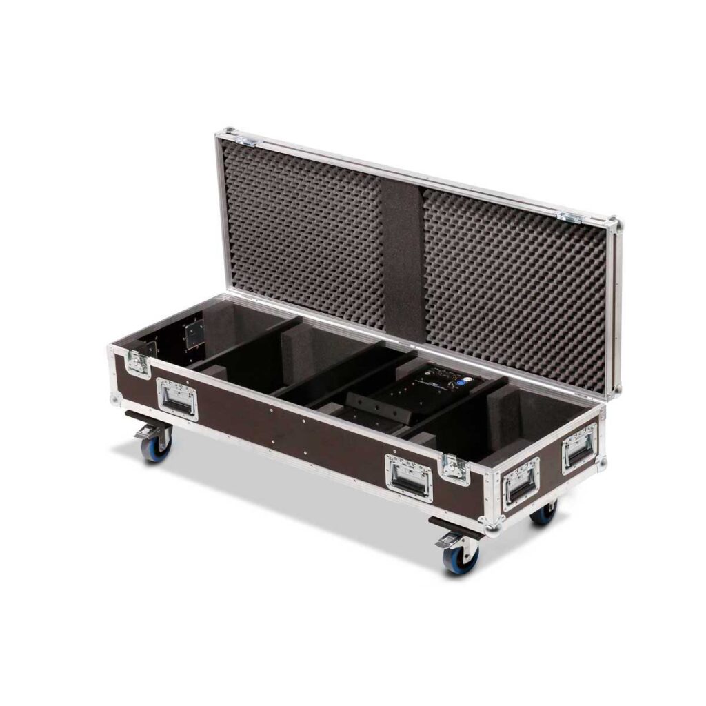 Flightcase 4x Varytec Hero Scan 150 + wheel | Megacase